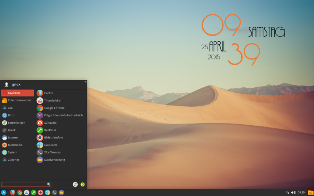 XFCE und Numix: Whisker Menu Dark Theme – Linux Tipps